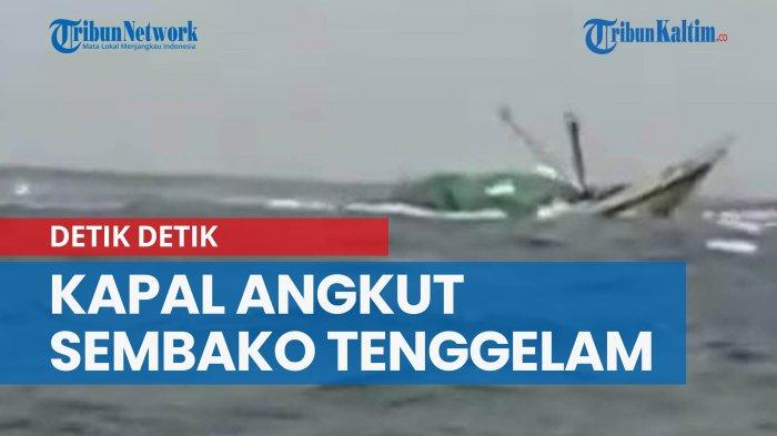 NEWS VIDEO Detik detik KLM Satria Indonesia Tenggelam, Sembako Berserakan di Laut - Tribunkaltim.co
