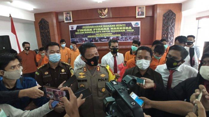 Hasil Operasi Antik Mahakam 2020, Polres Kukar Ungkap 9 Kasus Narkoba - Tribunkaltim.co