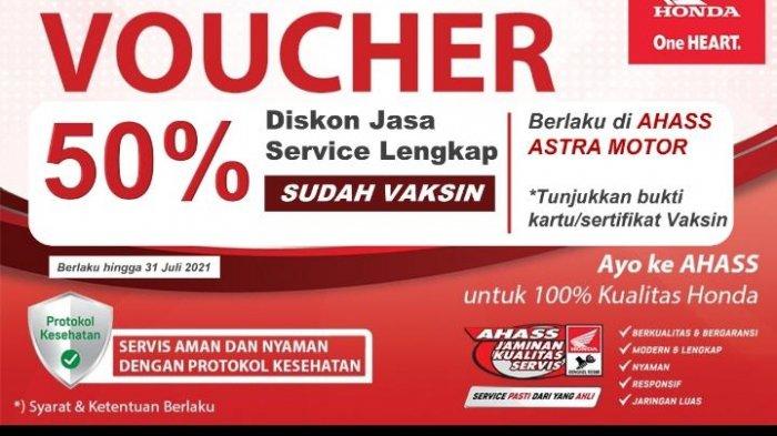 Tunjukkan Sertifikat Vaksin, AHASS Kaltim 1 Beri Diskon 50 Persen Jasa ...