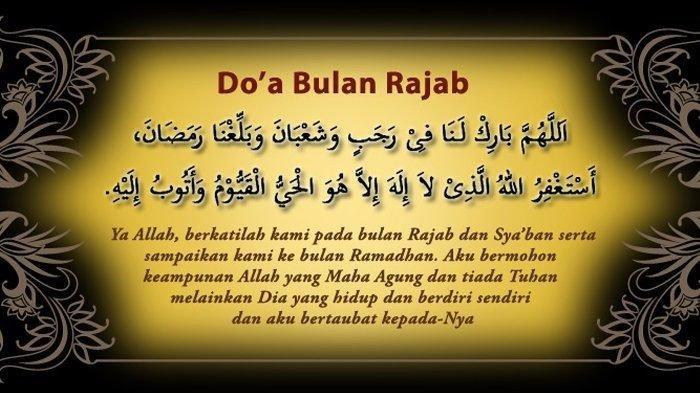 Selain Puasa, Ini Amalan Doa Bulan Rajab yang Bisa Dilakukan, Lengkap ...