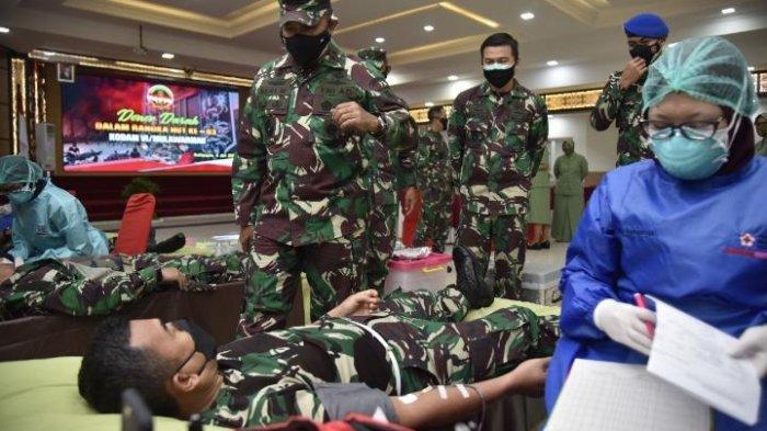 Sambut HUT Ke-63, Kodam VI/Mulawarman Gelar Donor Darah di Balikpapan - Tribunkaltim.co