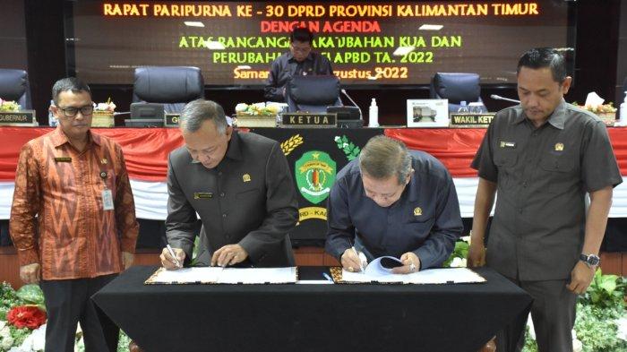 Perubahan APBD Kaltim 2022 Disepakati 14,87 Triliun - Tribunkaltim.co