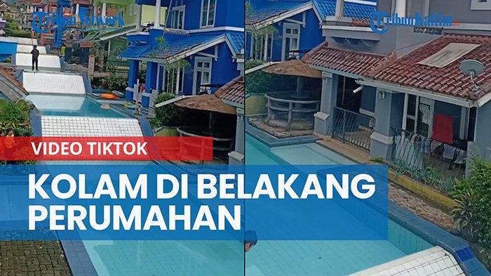NEWS VIDEO Fakta Video TikTok Viral Kolam Renang Memanjang di Belakang Perumahan - Tribunkaltim.co