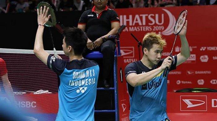 Hasil Indonesia Masters 2019 - Derby Merah Putih, Marcus/Kevin Juara, Ahsan/Hendra Runner Up ...