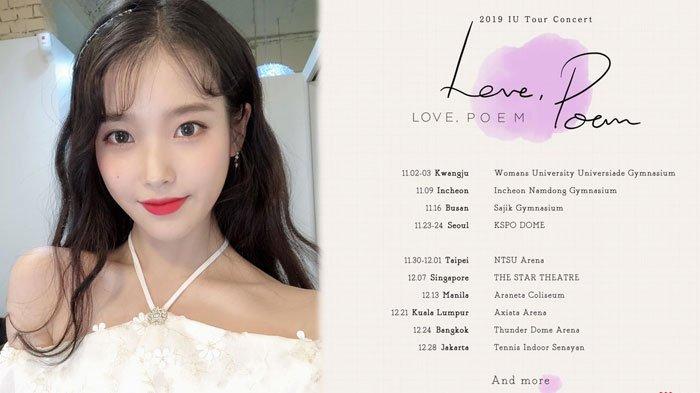 Jadwal Tur Dunia IU 'Love, Poem', Konser di Jakarta Desember Mendatang, Catat Tanggalnya ...