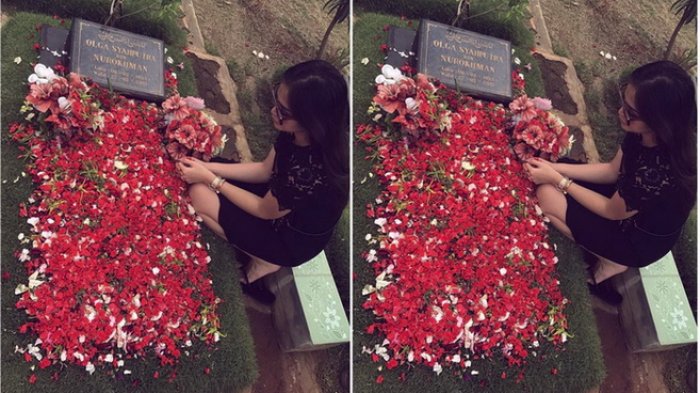 Hari Lahir Olga, Saat Ziarah, Jennifer Iskandar Curhat Kerinduannya ...