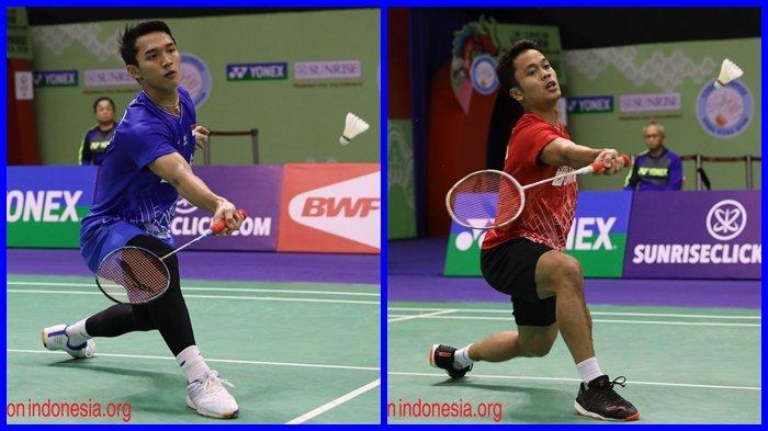 Semifinal Hong Kong Open 2019 Jonatan Christie vs Anthony Ginting Siapa Unggul dalam Perang ...