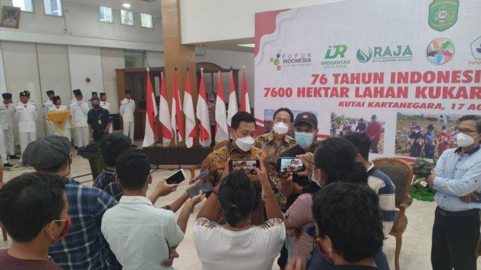 HUT ke 76 Republik Indonesia, 7.600 Hektar Lahan Tanam Kukar Merdeka ...