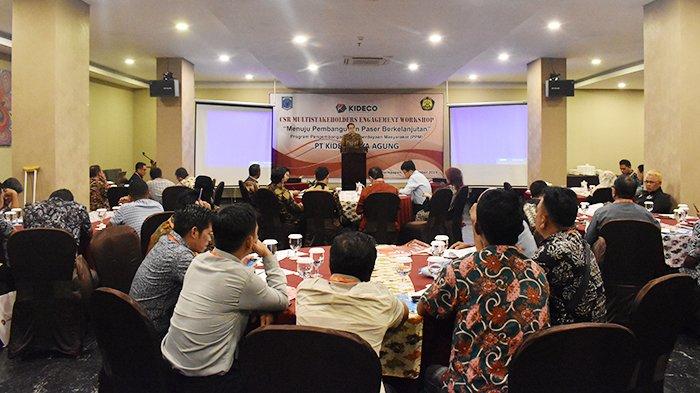 PT. Kideco Jaya Agung menyelenggarakan CSR Multistakeholders Engagement ...