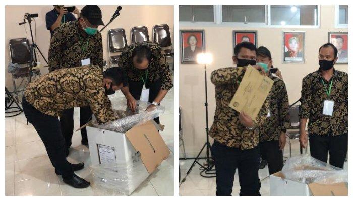 BREAKING NEWS Kotak Suara Kecamatan Busang Kutim Dibuka, Surat Suara ...