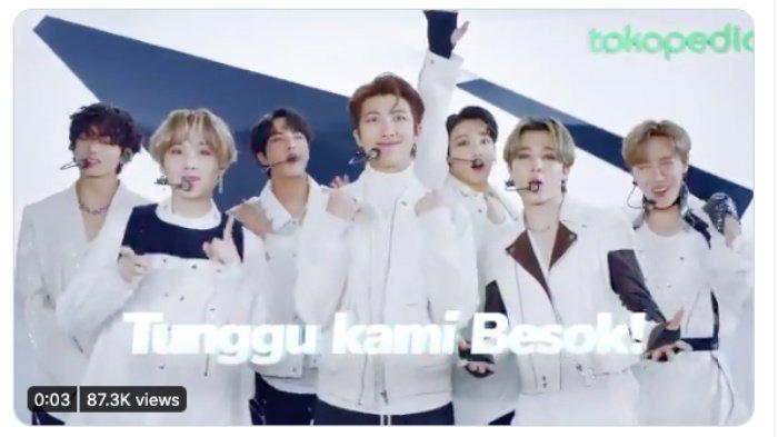 SEDANG TAYANG! Link Live Streaming Konser BTS di Acara Tokopedia ...
