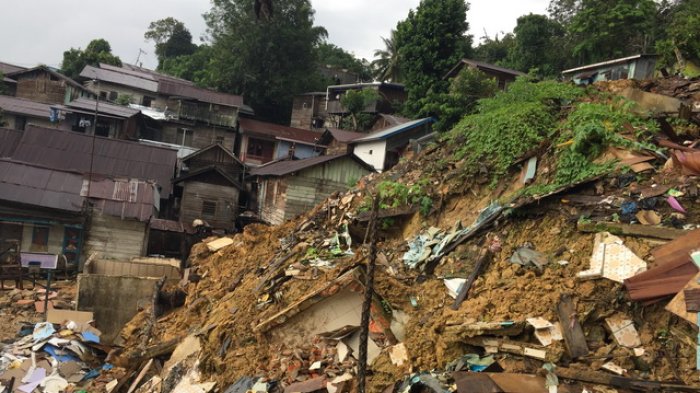 Ini Dia Penyebab Longsor di Kawasan Selili Versi Warga - Tribunkaltim.co