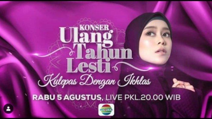 Malam Ini di Indosiar, Link LIVE STREAMING Konser Ulang Tahun Lesty ...