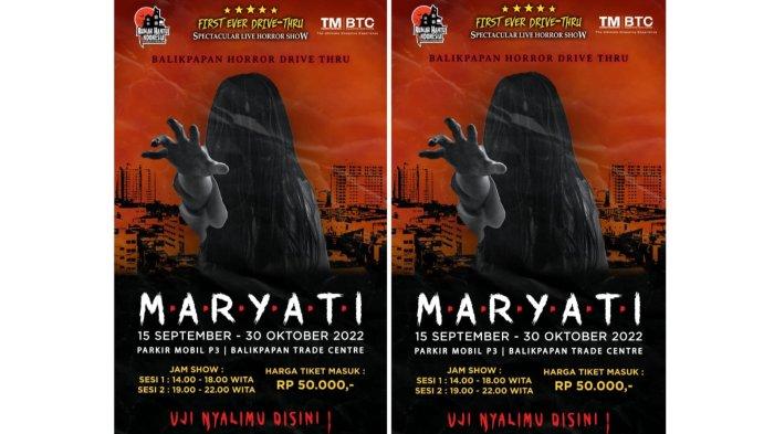 Usung Konsep Drive Thru, Wahana Rumah Hantu Maryati Bakal Hadir di Balikpapan Mulai Besok ...