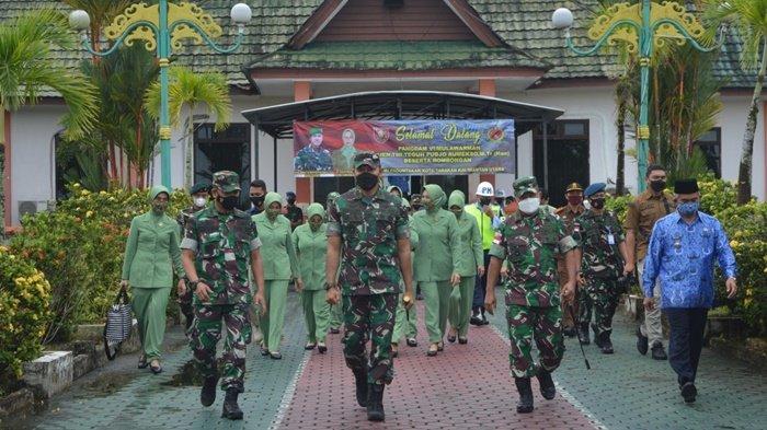 Perdana, Pangdam VI Mulawarman Kunjungan Kerja ke Kaltara - Tribunkaltim.co
