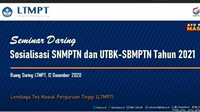 LENGKAP Jadwal, Syarat, Tahapan Pendaftaran SNMPTN 2021 dari LTMPT, Cek ...