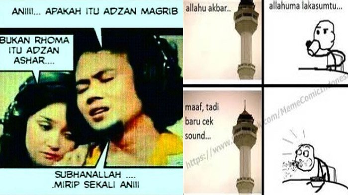 Nggak Usah Pikirin Haus dan Lapar, Ini 10 Meme Kocak tentang Azan ...
