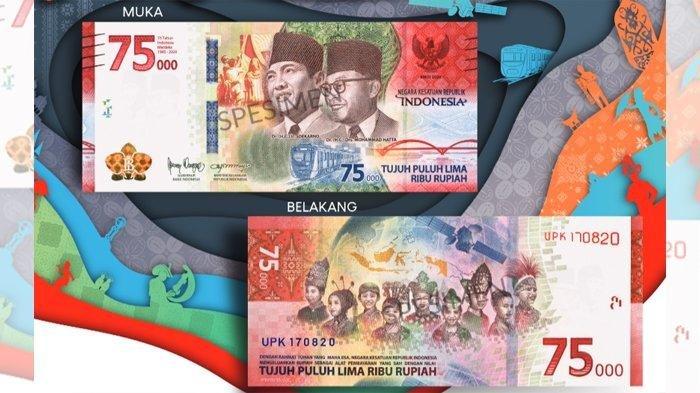 Terjawab Kapan Uang Rp 75 Ribu Dikeluarkan, Inilah Sejarah Uang Rp 75. ...