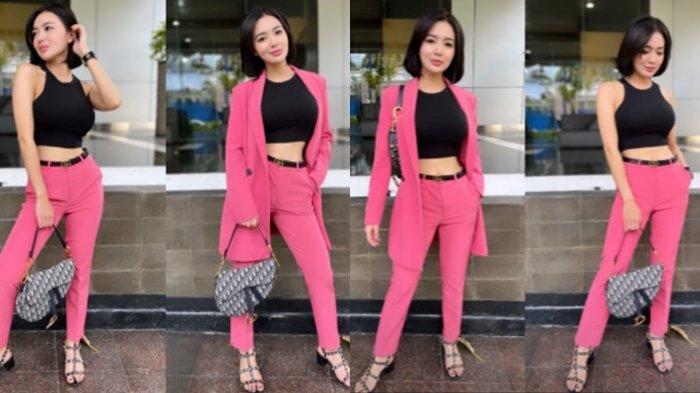Cantiknya Wika Salim Pakai Busana Pink Hitam, Bisa Jadi Inspirasi OOTD ...