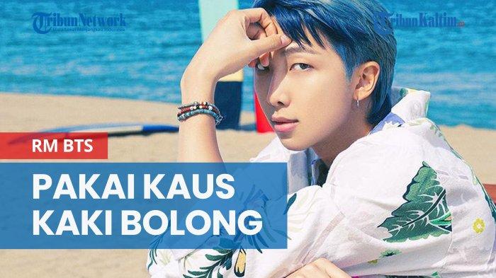 NEWS VIDEO Pakai Kaus Kaki Bolong, RM BTS Jadi Sorotan - Tribunkaltim.co