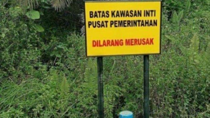 Terpasang Patok Penanda Kawasan Inti Pusat Pemerintahan di Permukiman ...