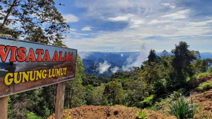 Nikmati Panorama Alam di Puncak Gunung Lumut Berau, Ada Air Terjun ...