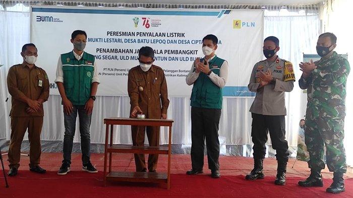 PLN dan Bupati Kutim Resmikan Penyalaan Listrik dan Penambahan Jam ...