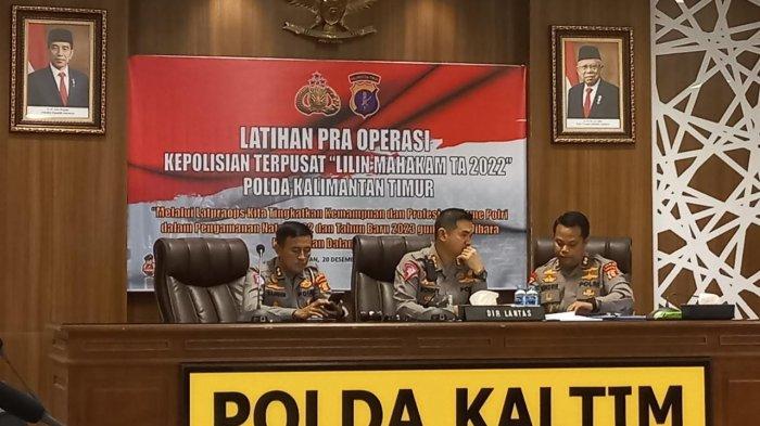 Polda Kaltim Latihan Pra Operasi Lilin Mahakam 2022 - Tribunkaltim.co