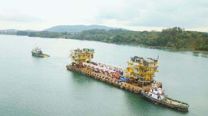 PHM Layarkan Dek Anjungan Migas Lepas Pantai WPN4 dan WPS3, Proyek JSN ...