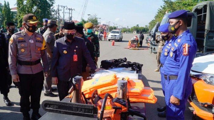 Lakukan Apel Siaga Bencana, Pjs Bupati Berau Cek Kesiapan Personil Gabungan - Tribunkaltim.co