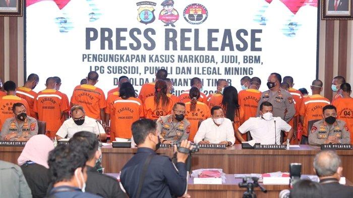 Polda Kaltim dan Jajaran Ungkap 100 Kasus Dalam Kurun 12 Hari, Mulai Narkoba Hingga Perjudian ...