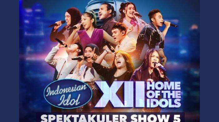 Jam Tayang Indonesian Idol 2023, Persaingan 5 Peserta Lelaki dan Perempuan di Spekta 5 ...
