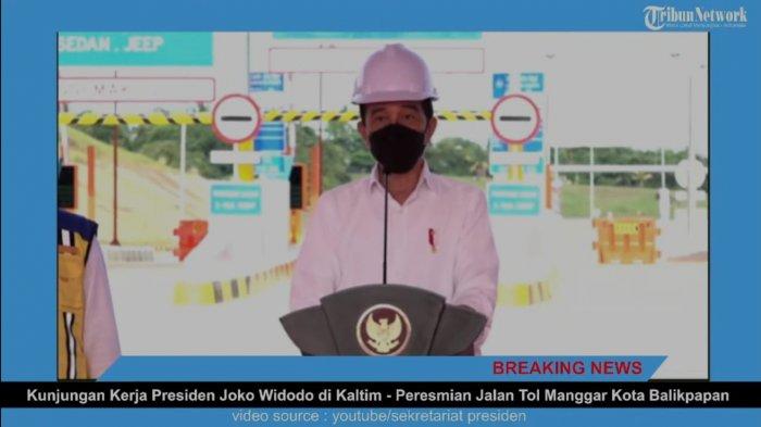 GRATIS, Tarif Tol Balikpapan Seksi I dan V Selama 2 Minggu usai Diresmikan Jokowi - Tribunkaltim.co