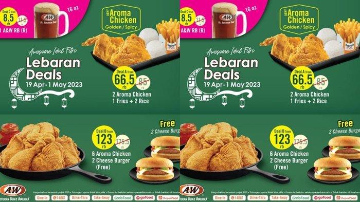 Promo AW Restoran Bulan Mei 2023, Dapatkan 2 Potong Ayam, 2 Nasi dan 1 ...