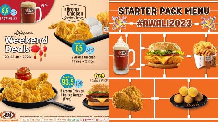 Promo AW Restoran Januari 2023, Dapatkan 2 Potong Ayam, 2 Nasi dan 1 ...