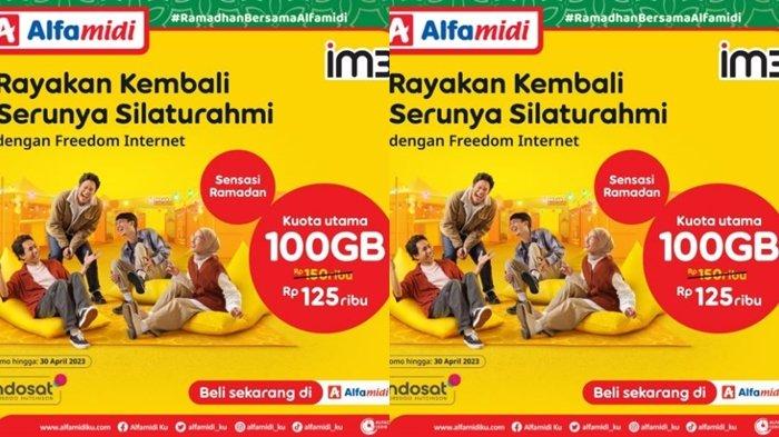 Promo Alfamidi Hari ini Jumat 28 April 2023, Beli Paket Data iM3 100 GB ...