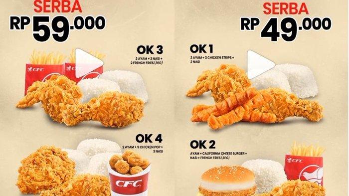 Promo CFC Hari ini Rabu 5 Oktober 2022, 2 Potong Ayam, 2 Nasi dan 2 ...