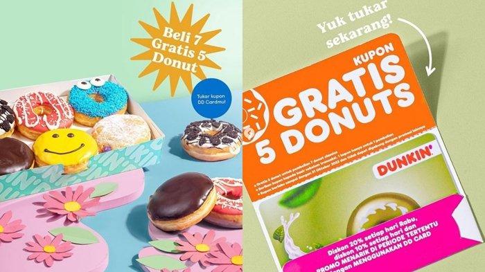 Promo Dunkin Donuts Hari ini Senin 15 Mei 2023, Beli 7 Donat Gratis 5 ... Promo Dunkin Donuts Hari ini Senin 15 Mei 2023, Beli 7 Donat Gratis 5 ...
