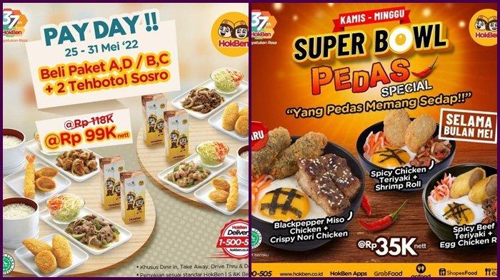 Promo HokBen Hari ini Kamis 26 Mei 2022, Makan Ber 2 Kenyang dan Super Hemat hanya Rp 99.000 ...