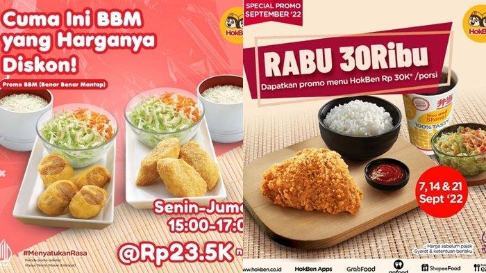 Promo Hokben Khusus Hari ini Rabu 21 September 2022, Makan Siang Super Kenyang hanya Rp 30.000 ...