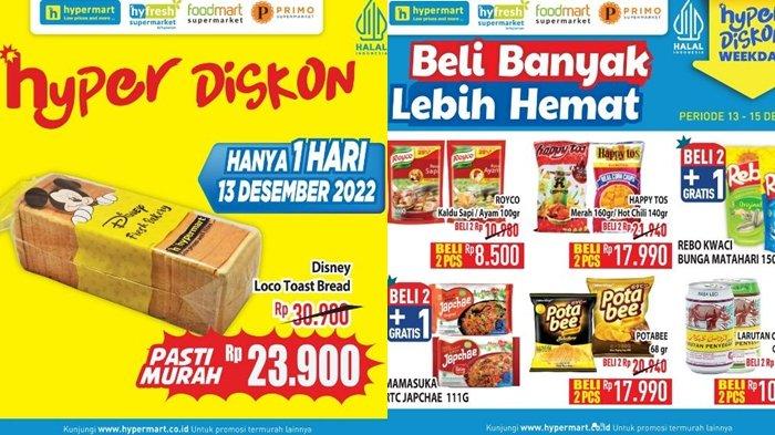 Baru Promo Hypermart Hari ini Selasa 13 Desember 2022, Belanja Roti ...