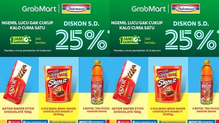 Belanja Pakai GrabMart Ada Diskon hingga 25 Persen, Cek Promo Indomaret ...