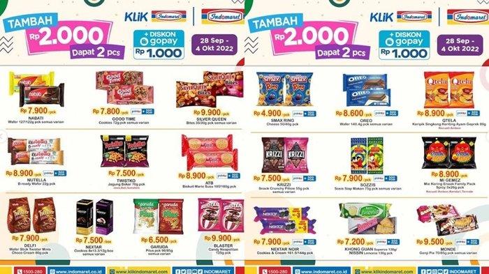 Promo Indomaret Hari ini Jumat 30 September 2022, Belanja Snack Tambah ...