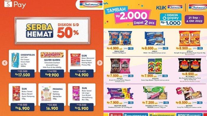 Promo Indomaret Hari ini Kamis 22 September 2022, Bayar Pakai ShopeePay Diskon hingga 50 Persen ...