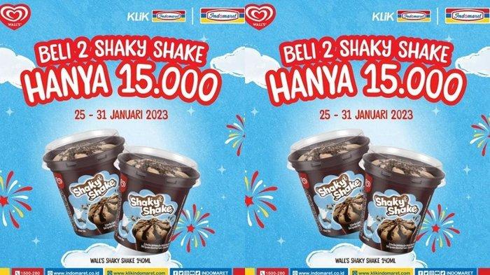 Promo Indomaret Hari ini Jumat 27 Januari 2023, Beli 2 Es Krim Shaky ...