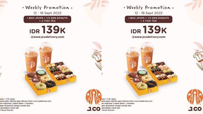 Dapatkan 6 Donat, 1 Box Jpops dan 2 Minuman hanya Rp 139.000, Cek Promo ...