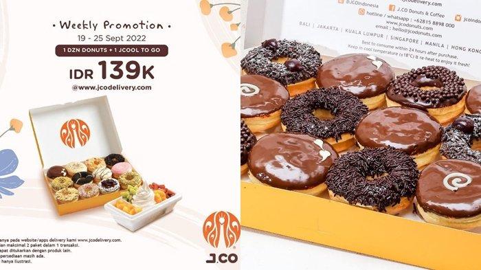 Dapatkan 12 Donat dan Jcool To Go hanya Rp 139.000, Cek Promo J.CO Hari ...
