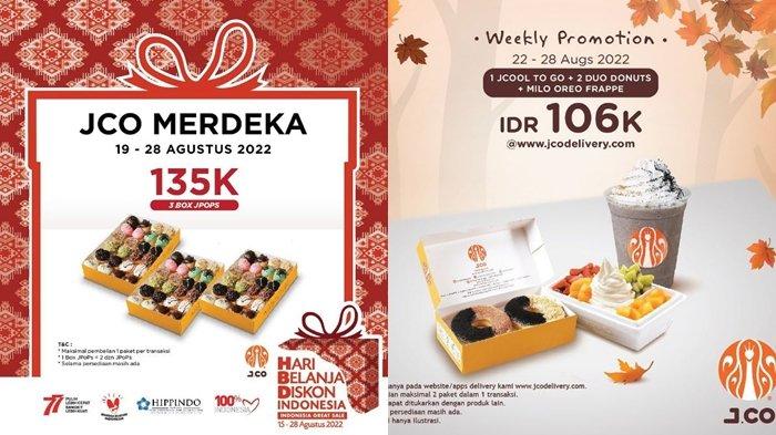 3 Box Jpops Rp 135.000 dan 1 Jcool To Go, 2 Donat, Milo Rp 106.000 ...