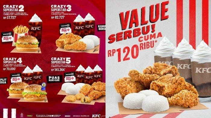 Promo KFC Hari ini 3 Januari 2023, Dapatkan 2 Potong Ayam, 2 Nasi dan 2 Minum hanya Rp 82.727 ...