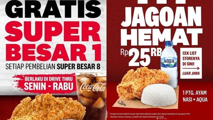 Beli Paket Super Besar 8 Gratis Super Besar 1, Cek Promo KFC Terbaru ...